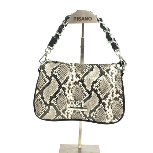 BOLSO SERPIENTE NATURAL VL614 VICTORIO & LUCCINO PISANO